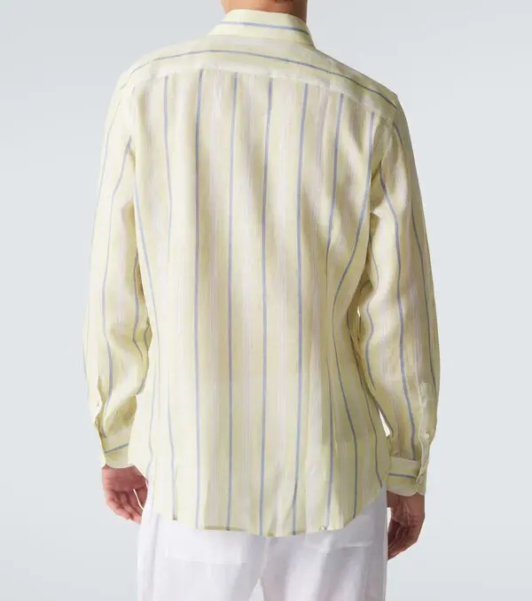 Fedeli Striped Linen Shirt