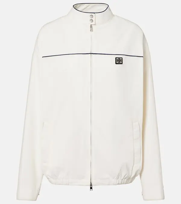 Tory Burch Oversized Track Jacket - White