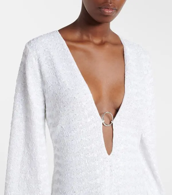 Oseree Bridal Sequined Minidress
