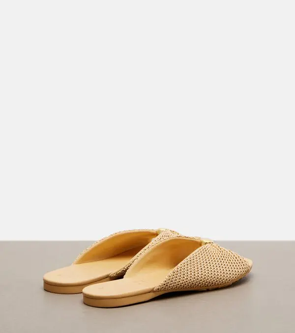 Loewe Paula's Ibiza Pebble Soft Slides - Beige