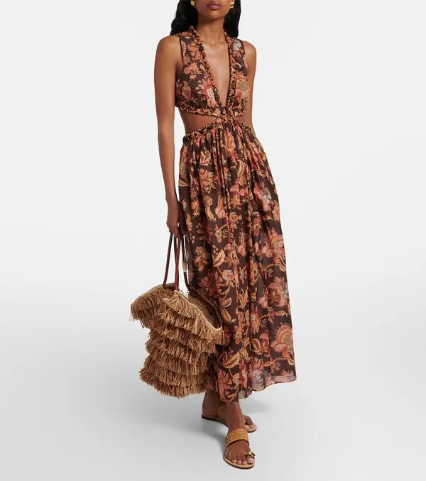 AMANU Shela Woven Leather Sandals