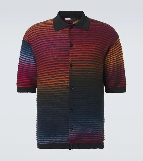 Loewe Paula's Ibiza Anagram Cotton-blend Shirt - Multicoloured