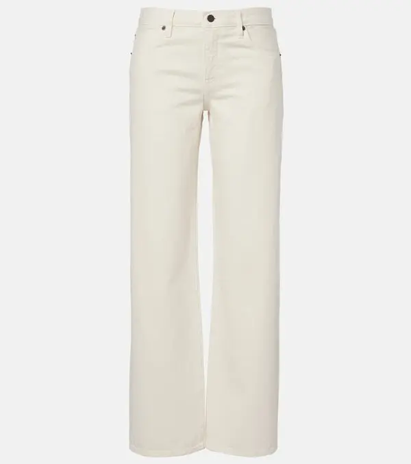 FRAME The Saturday Straight Jeans - White