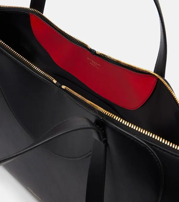 Givenchy The Snatch Large Leather Tote Bag - Black
