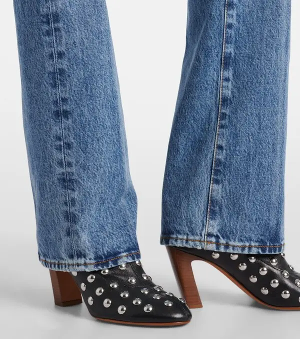 FRAME Vertical Straight Jeans - Blue