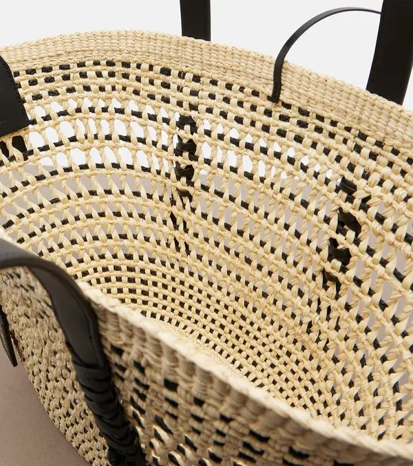 Loewe Paula's Ibiza Braid Medium Basket Bag - Beige