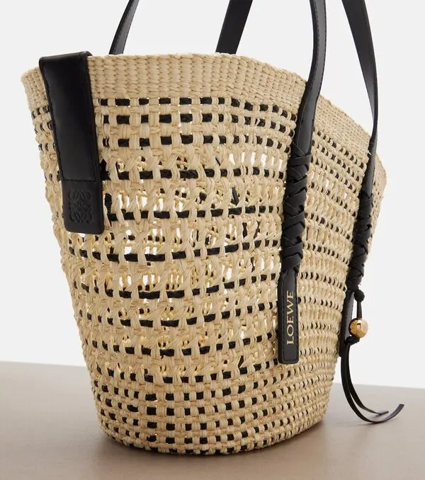 Loewe Paula's Ibiza Braid Medium Basket Bag - Beige