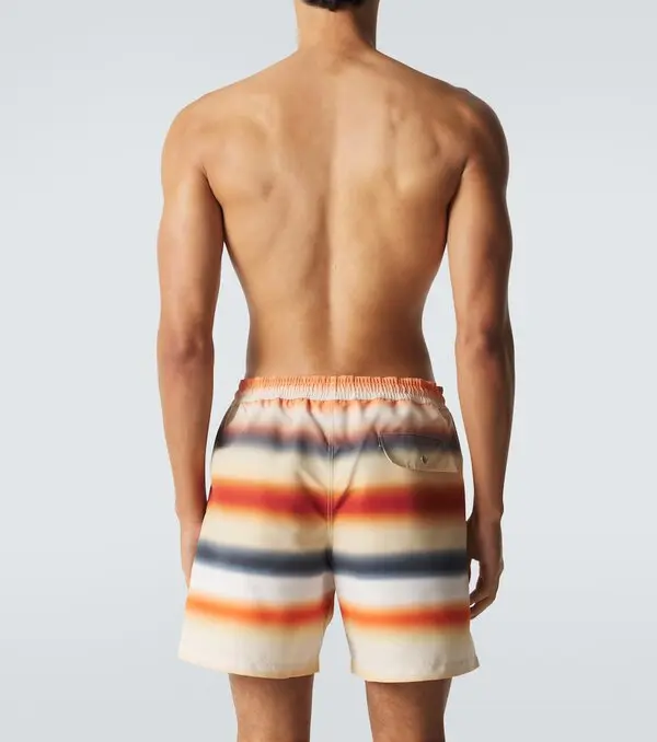 Loewe Striped Swim Trunks