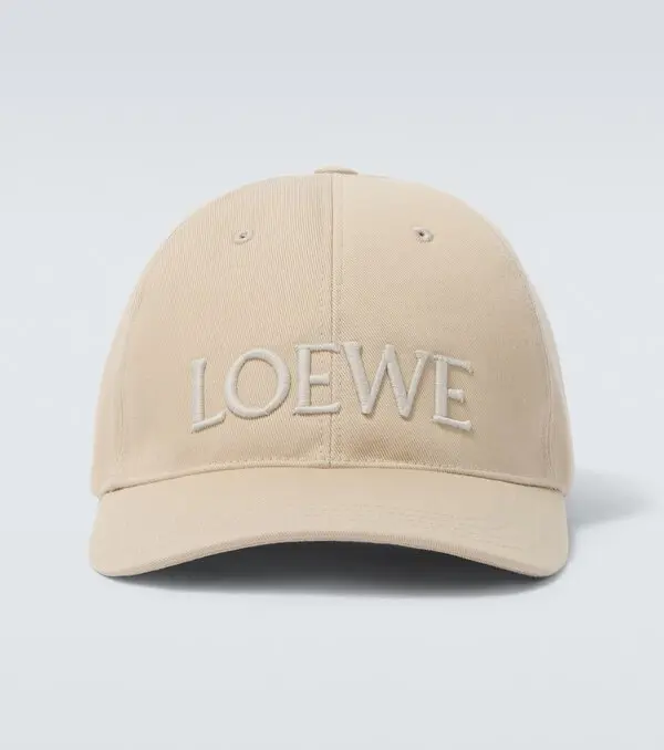 Loewe Paula's Ibiza Logo Embroidered Baseball Cap - Beige