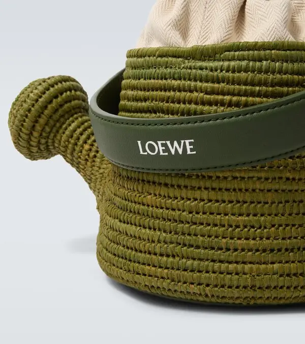 Loewe Paula's Ibiza Watering Can Bucket Bag - Green