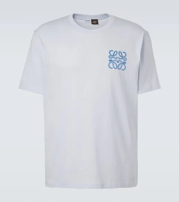 Loewe Paula's Ibiza Cotton Jersey T-shirt - Blue