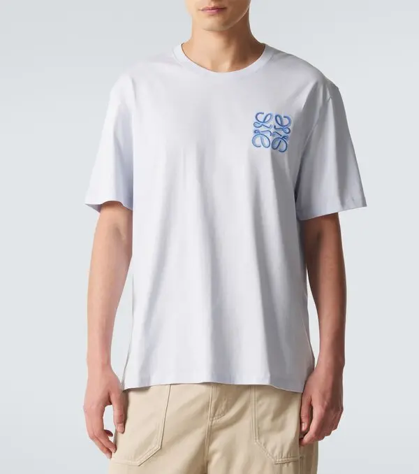 Loewe Paula's Ibiza Cotton Jersey T-shirt - Blue