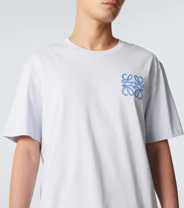 Loewe Paula's Ibiza Cotton Jersey T-shirt - Blue