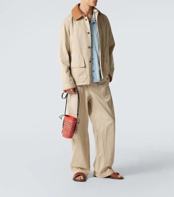 Loewe Paula's Ibiza Raffia Shoulder Bag