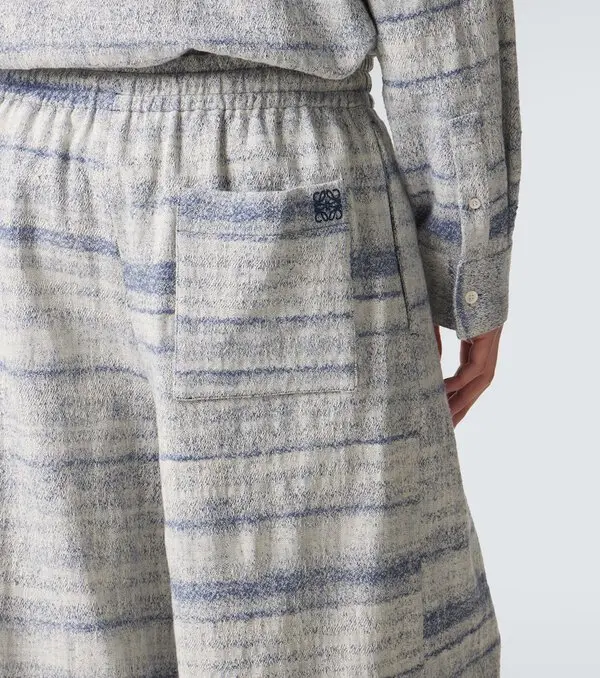 Loewe Paula's Ibiza Denim Jacquard Shorts