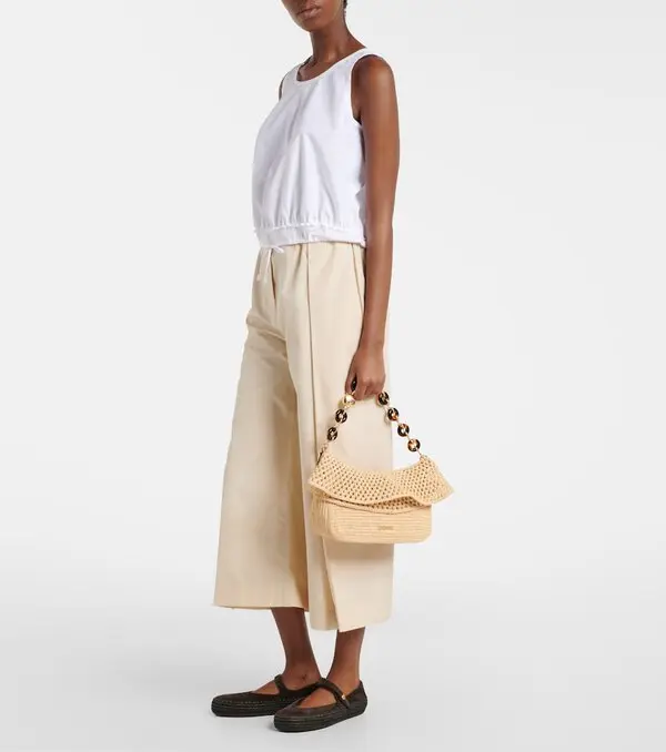 Loewe Paula's Ibiza Ola Medium Shoulder Bag - Beige