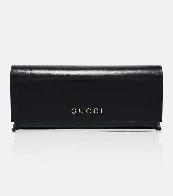 Gucci Gg Shield Sunglasses - Brown