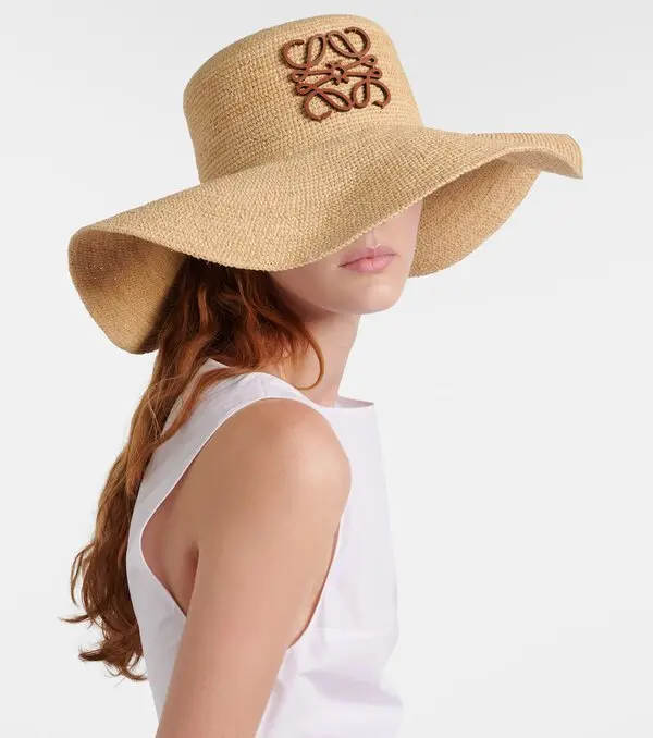 Loewe Paula's Ibiza Anagram Raffia Sun Hat