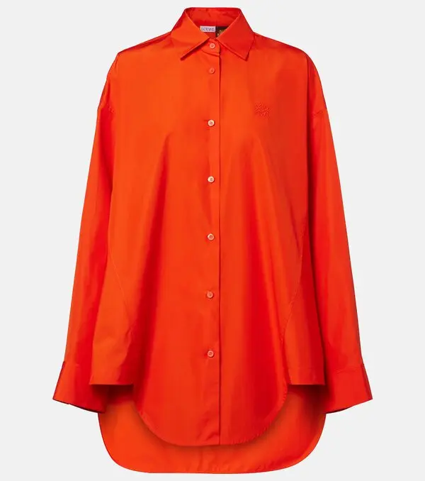 Loewe Paula's Ibiza Cotton Poplin Shirt - Orange