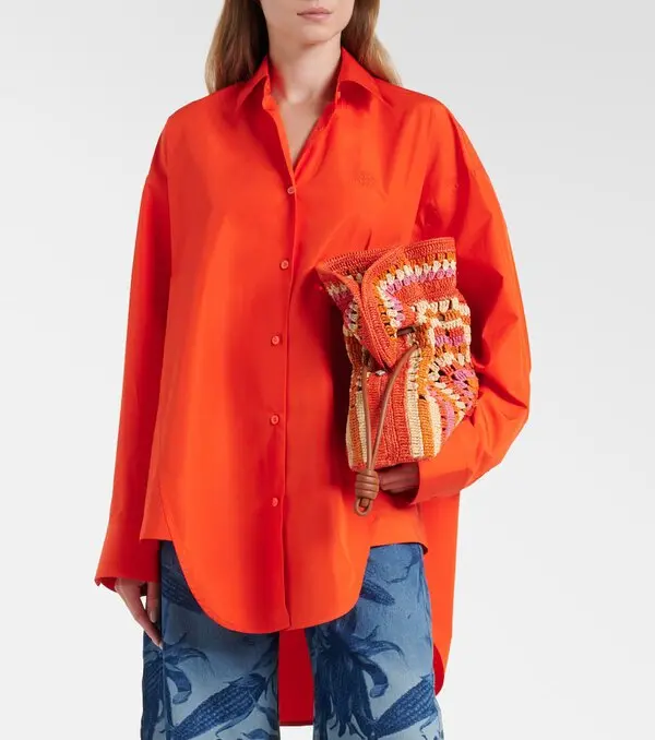 Loewe Paula's Ibiza Cotton Poplin Shirt - Orange