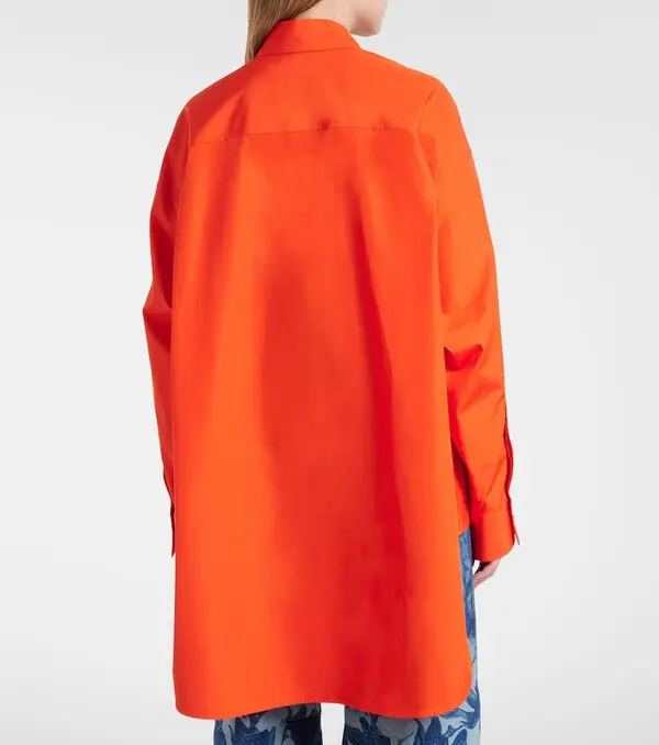 Loewe Paula's Ibiza Cotton Poplin Shirt - Orange