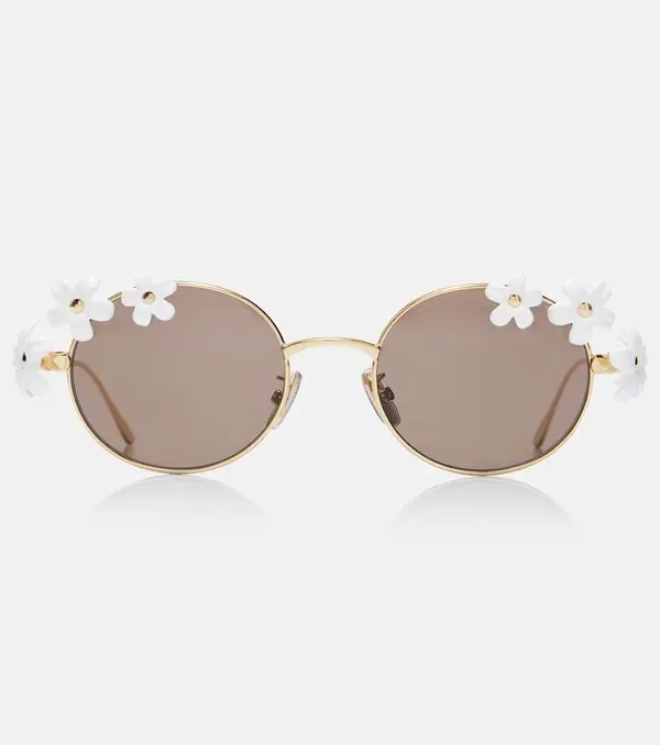 Loewe Daisy Field Sunglasses - Gold