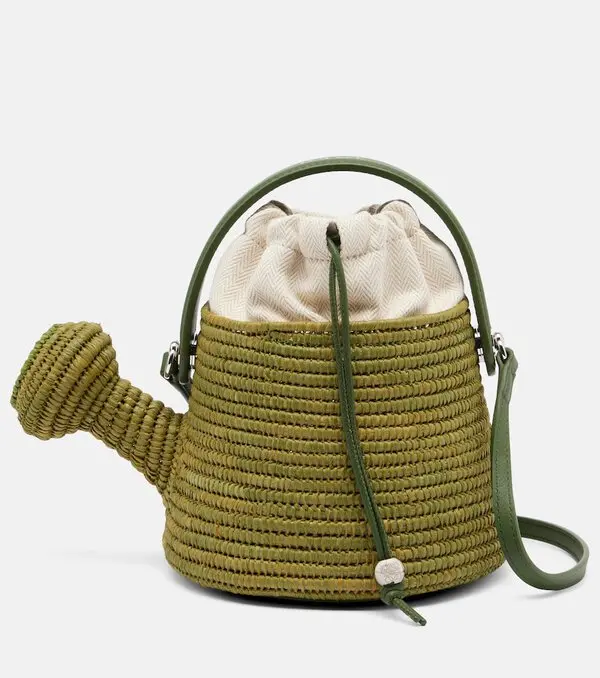 Loewe Watering Can Bucket Bag - Green