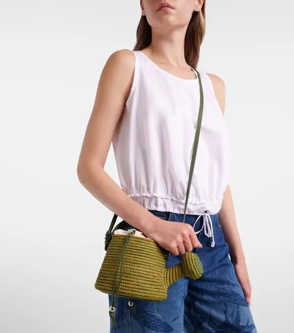 Loewe Paula's Ibiza Watering Can Bucket Bag - Green