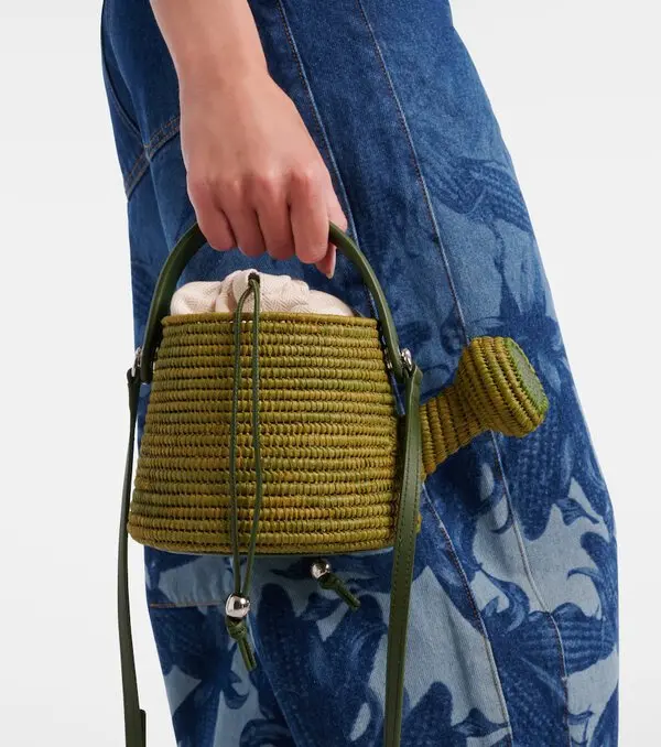 Loewe Paula's Ibiza Watering Can Bucket Bag - Green