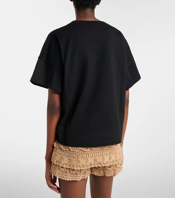 Loewe Paula's Ibiza Anagram Cotton T-shirt - Black