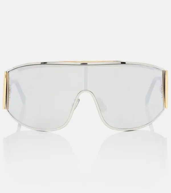 Loewe Signature Shield Sunglasses - Silver