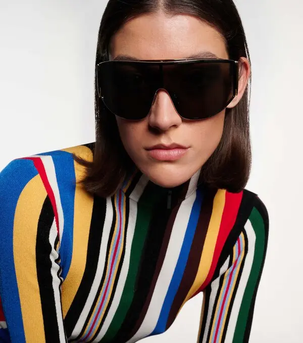 Loewe Signature Shield Sunglasses - Silver