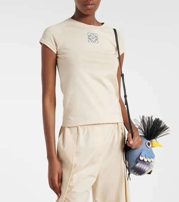 Loewe Paula's Ibiza Anagram Cotton T-shirt - Beige