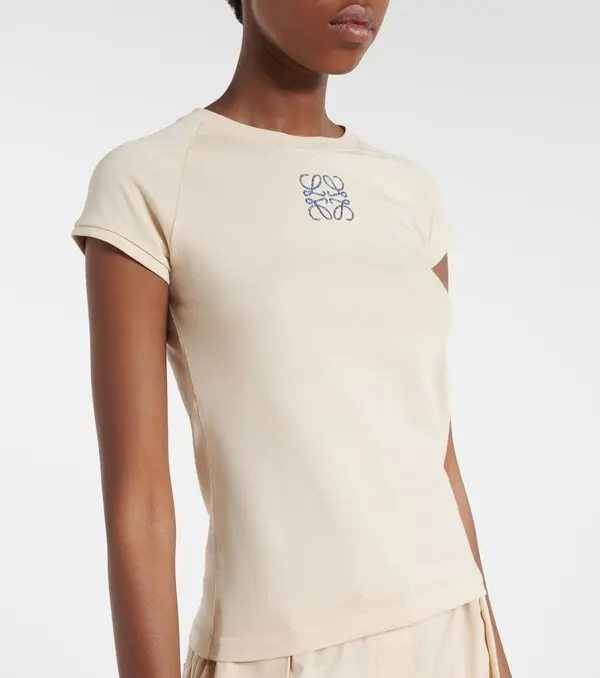 Loewe Paula's Ibiza Anagram Cotton T-shirt - Beige