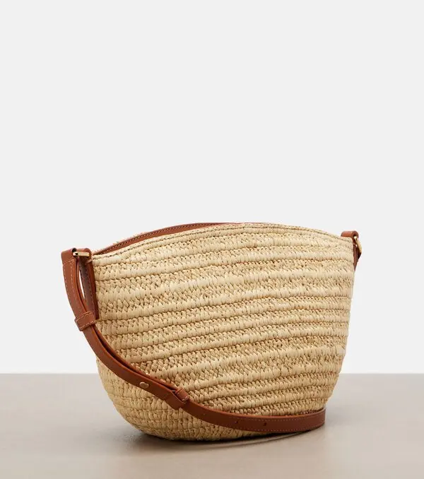 Loewe Paula's Ibiza Eclipse Raffia Crossbody Bag - Beige