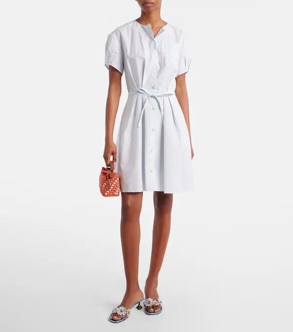 Loewe Paula's Ibiza Anagram Shirt Dress - Blue