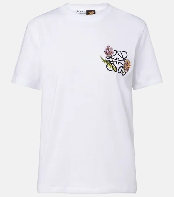 Loewe Anagram Cotton T-shirt - White