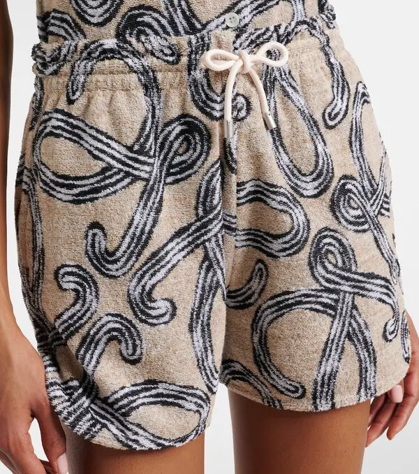 Loewe Paula's Ibiza Anagram Cotton-blend Shorts