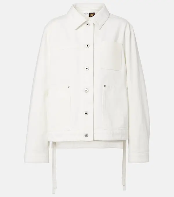 Loewe Paula's Ibiza Denim Jacket - White