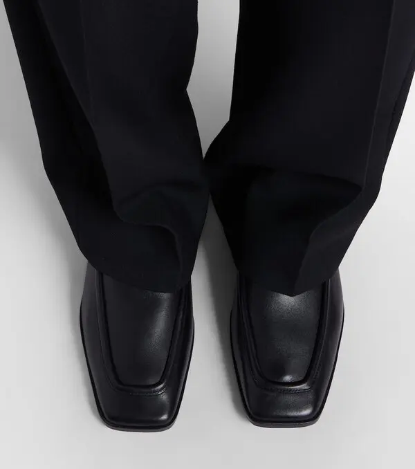 A.emery Lane Leather Loafers - Black