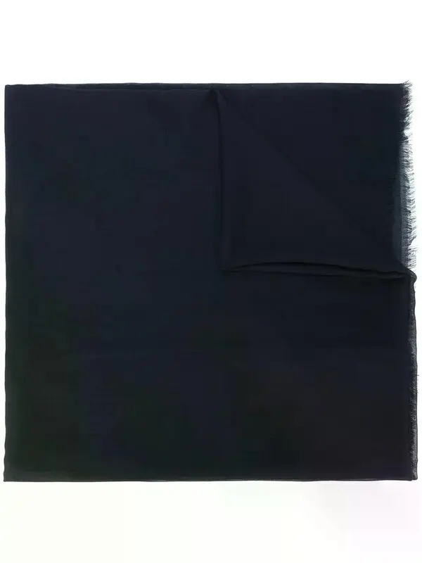 DELL'OGLIO Plain Scarf - Blue