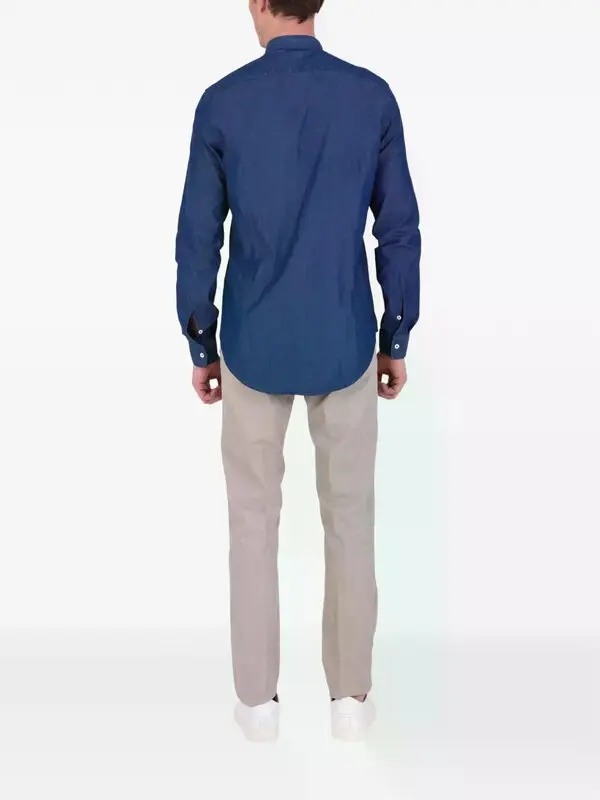 DELL'OGLIO Stitched Bib Shirt