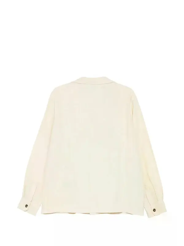 DELL'OGLIO Button Linen Shirt