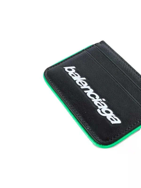 Balenciaga Biker Logo-print Card Holder