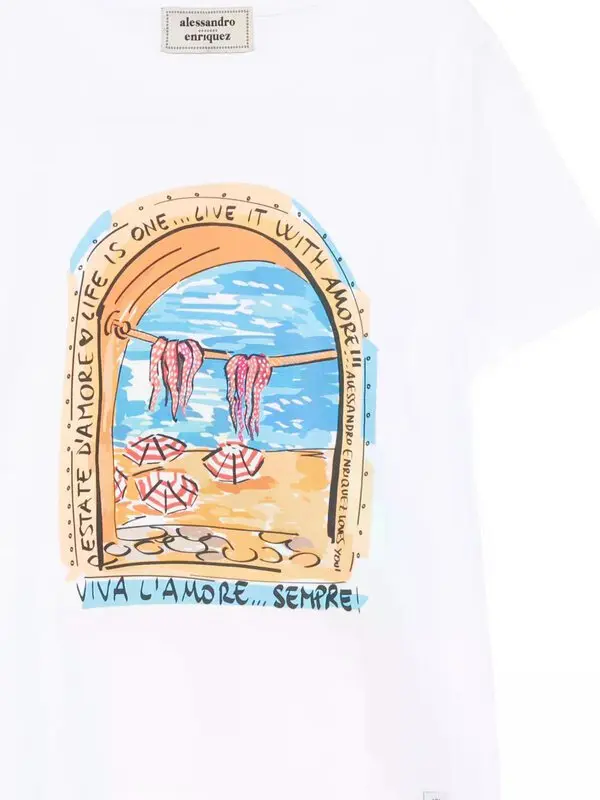 ALESSANDRO ENRIQUEZ Cotton T-shirt