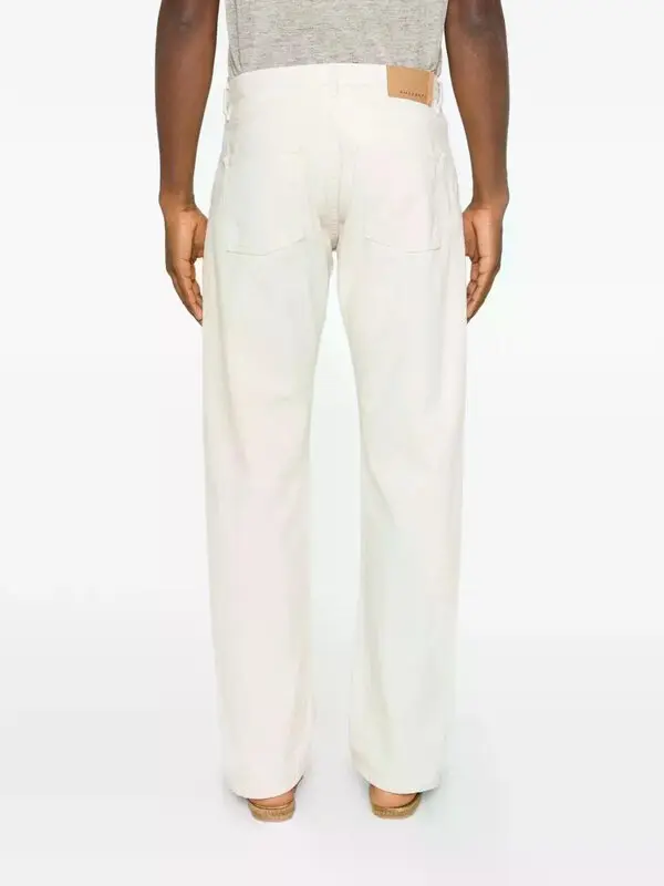 AMARANTO Five-pocket Straight Leg Jeans