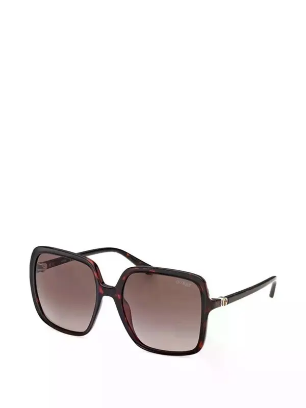 Guess Square-frame Tortoiseshell-effect Sunglasses