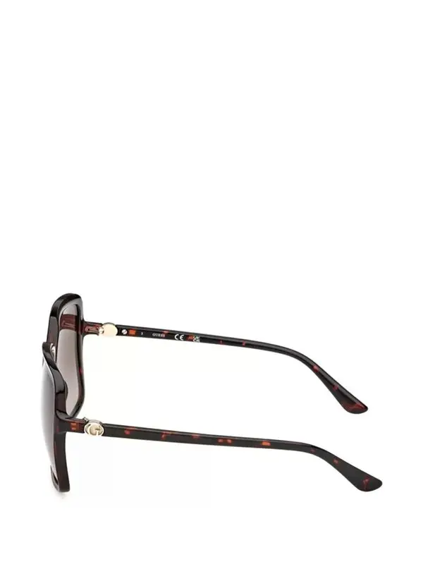 Guess Square-frame Tortoiseshell-effect Sunglasses