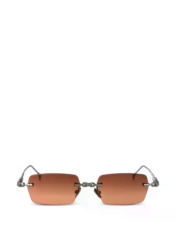 KUBORAUM Maske H61 Rectangle-frame Sunglasses - Brown
