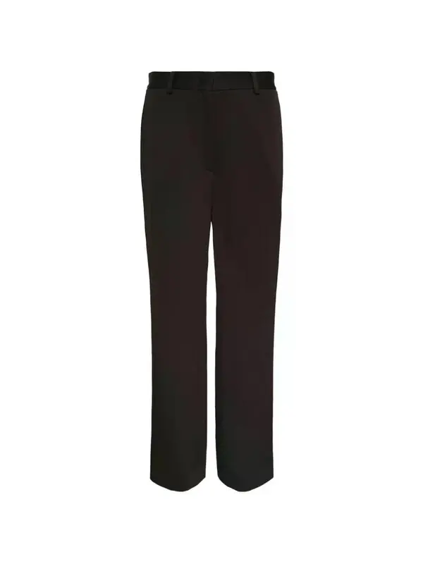 CLUB21 COLLECTION Margot Satin-back Trousers - Black